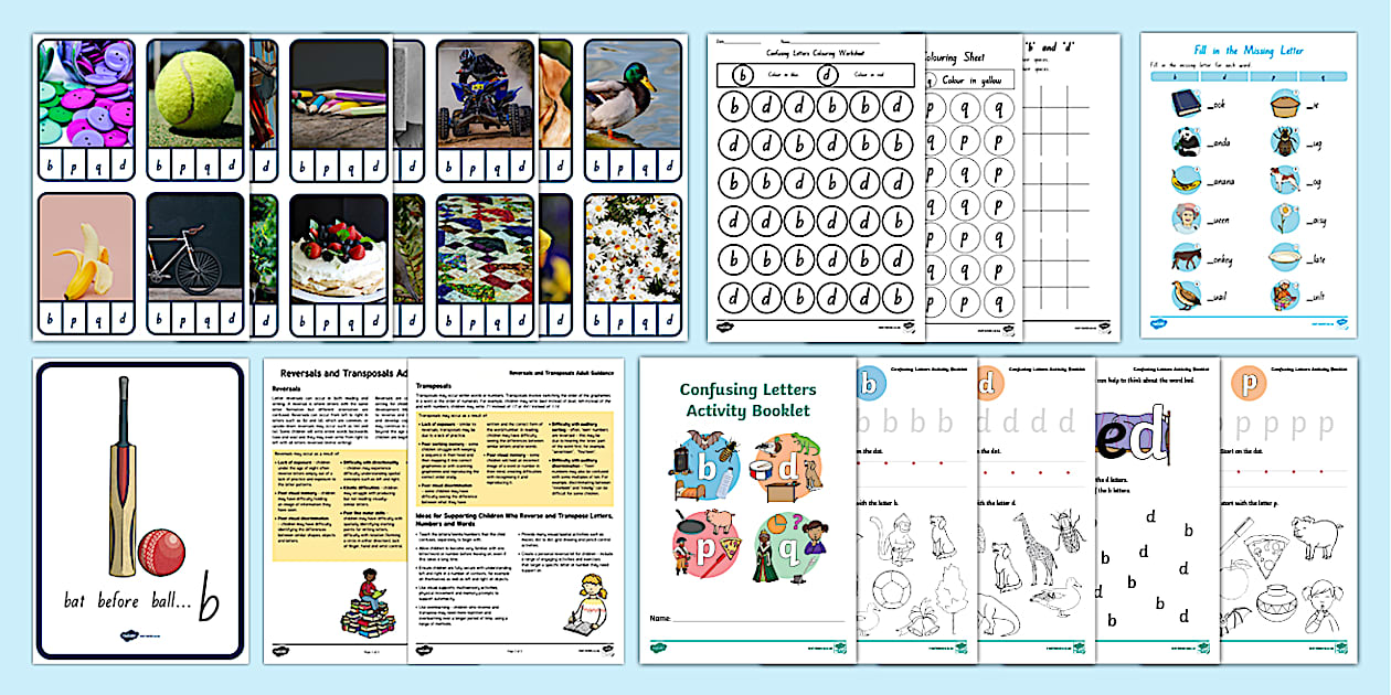 Confusing Letters Bumper Resource Pack (teacher made)