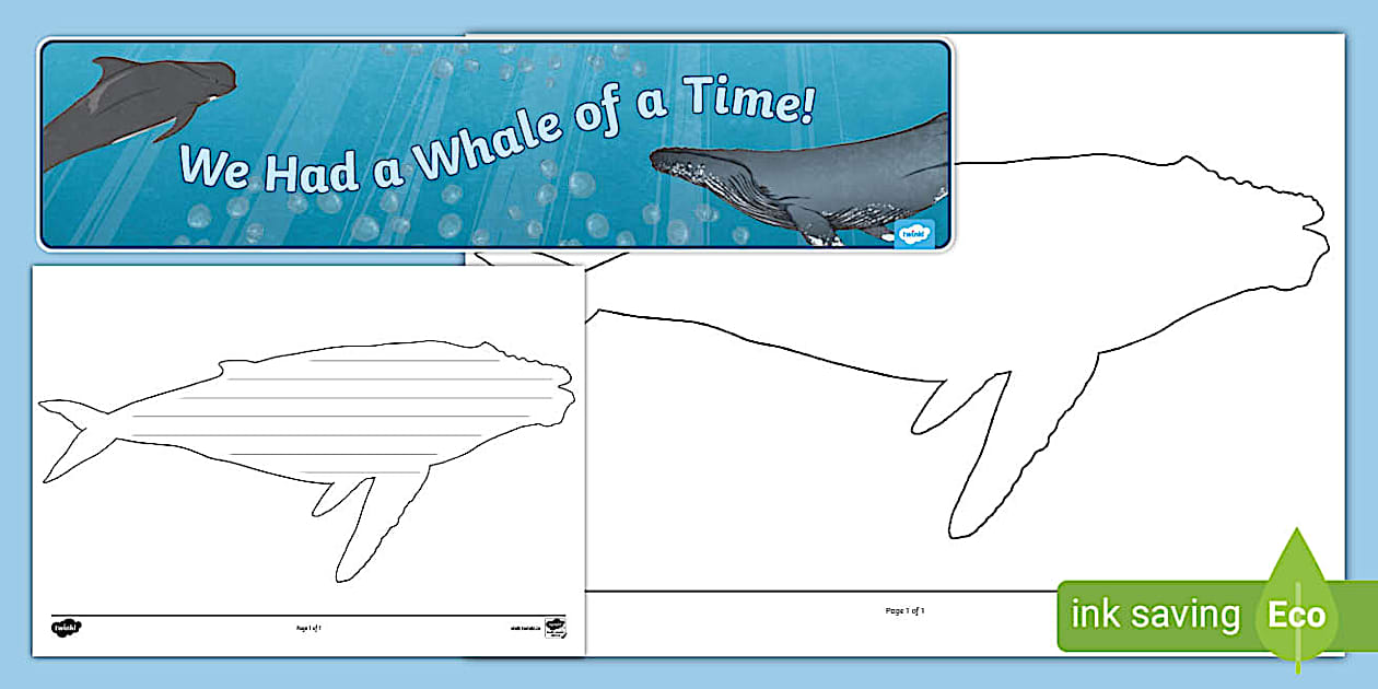 A Whale of a Time (End of Year/Graduation Display Pack)
