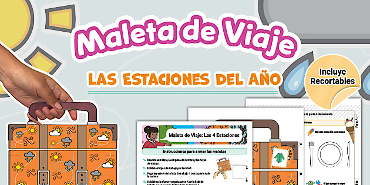 Maleta de Viaje | Las Estaciones del Año | Preescolar