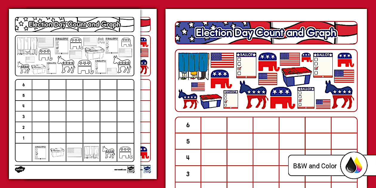 Election Day Math | Election Day | Twinkl USA (teacher made)