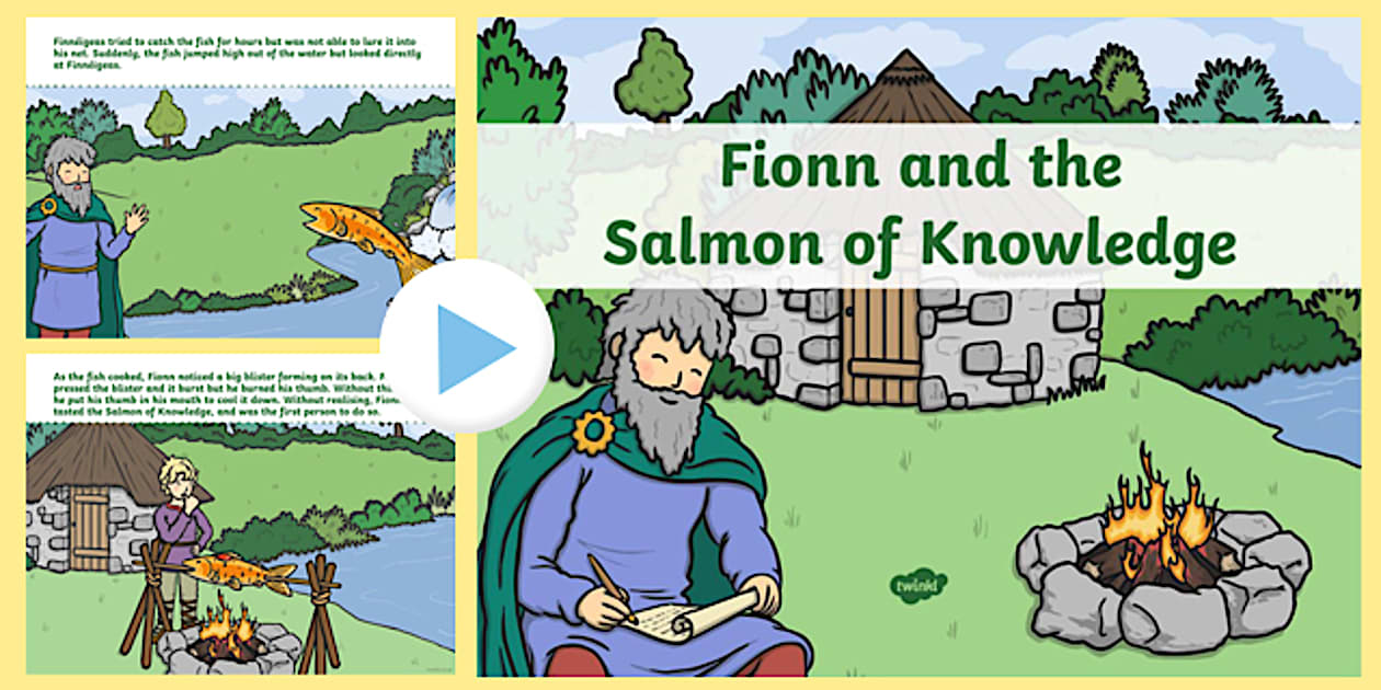 Fionn and the Salmon of Knowledge PowerPoint Story - Twinkl
