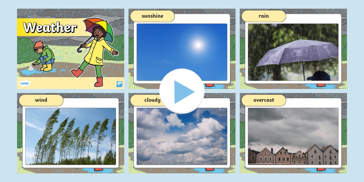Weather Display Photos PowerPoint - Twinkl - KS1 - Twinkl