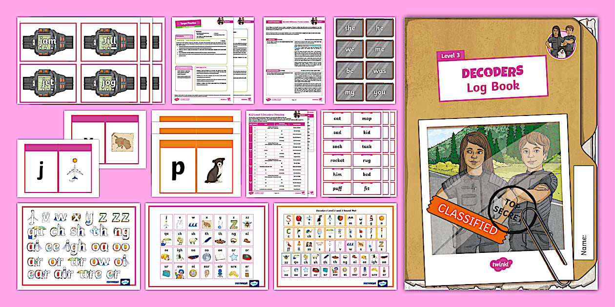 Decoders Phonics Intervention Support - Level 3 - Twinkl