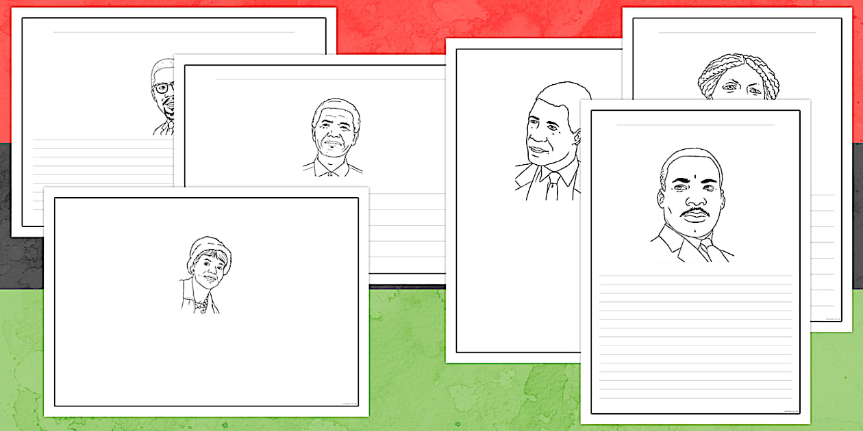 Black History Month Writing Frames (teacher made) - Twinkl