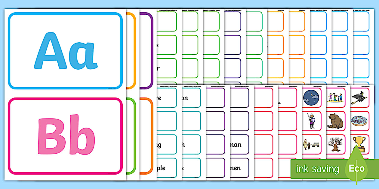 Third Grade Word Wall - English Language Arts - Reading