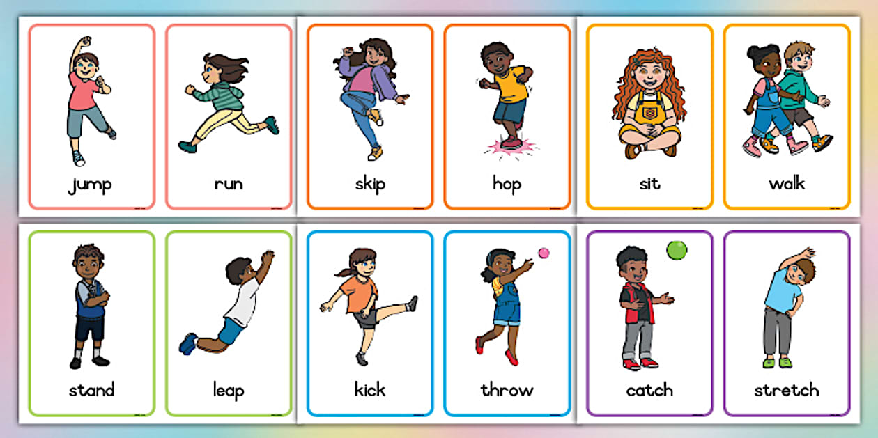 Grade 2 Physical Education: Flashcards - Twinkl