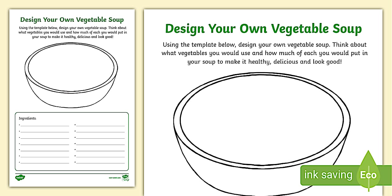 Vegetable Soup Recipe Template