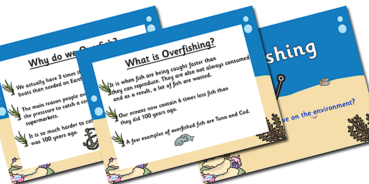 Under the Sea Overfishing PowerPoint (teacher made) - Twinkl