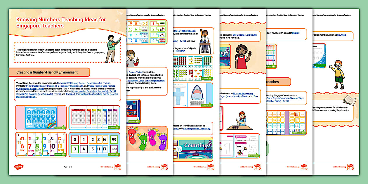 Knowing Numbers Teaching Ideas for Singapore Teachers
