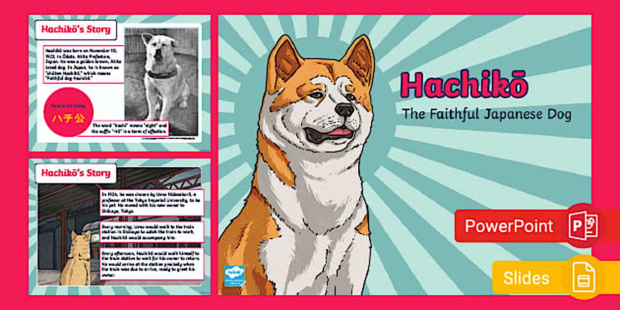 Hachikō: The Faithful Japanese Dog PowerPoint & Google Slides