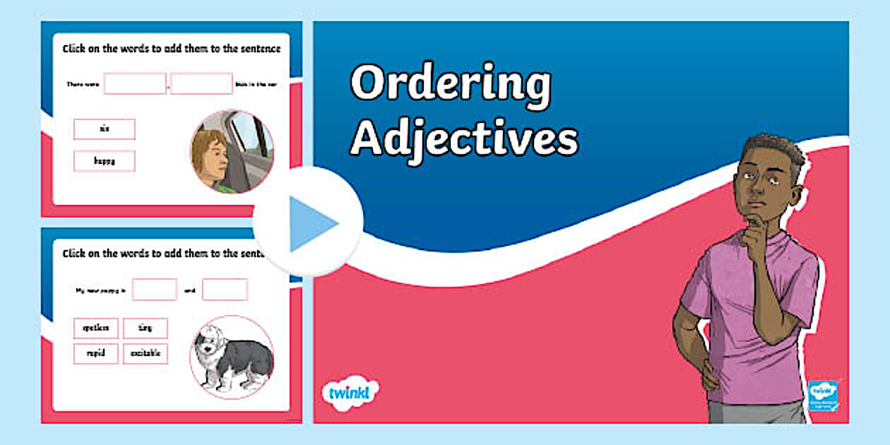 Order of Adjectives Game | Primary English resources