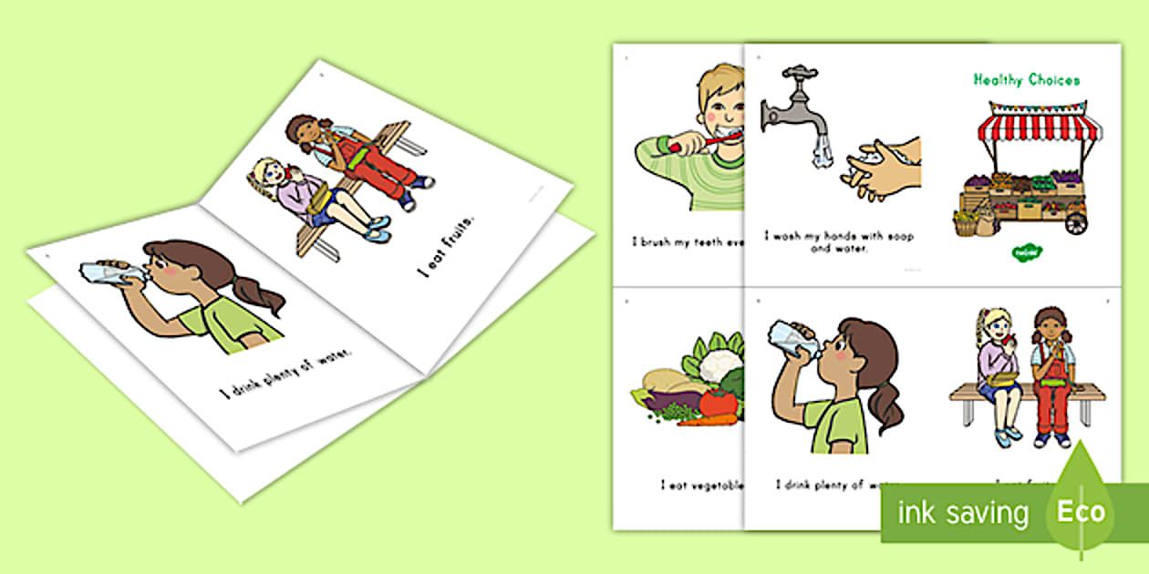 Healthy Choices Emergent Reader | Kindergarten | Twinkl USA