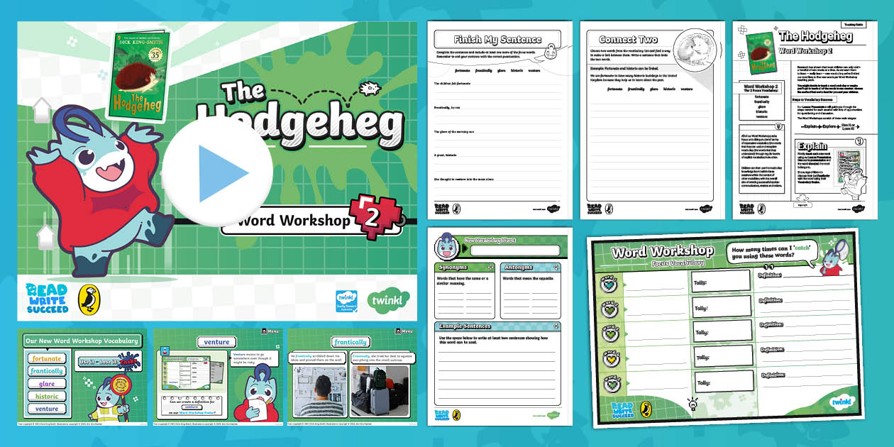 FREE! - The Hodgeheg Word Workshop 2 [LKS2] (teacher made)