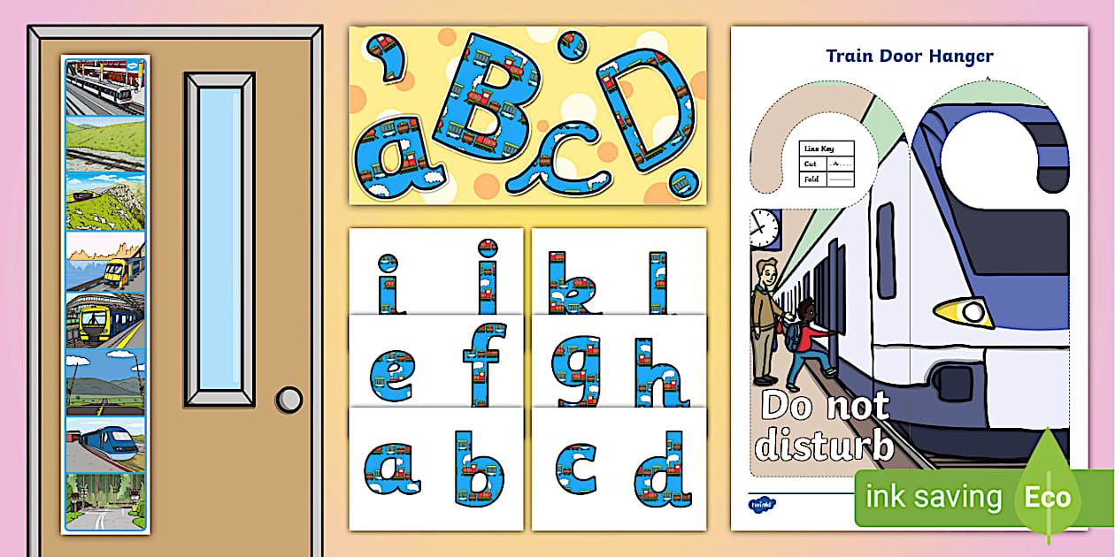 Train Door Decoration Pack (Teacher-Made) - Twinkl