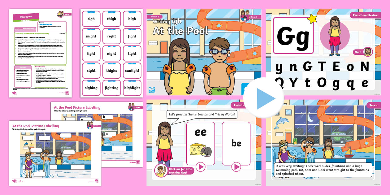 'igh’ Lesson Pack - Spelling - Level 3 Week 5 Lesson 2