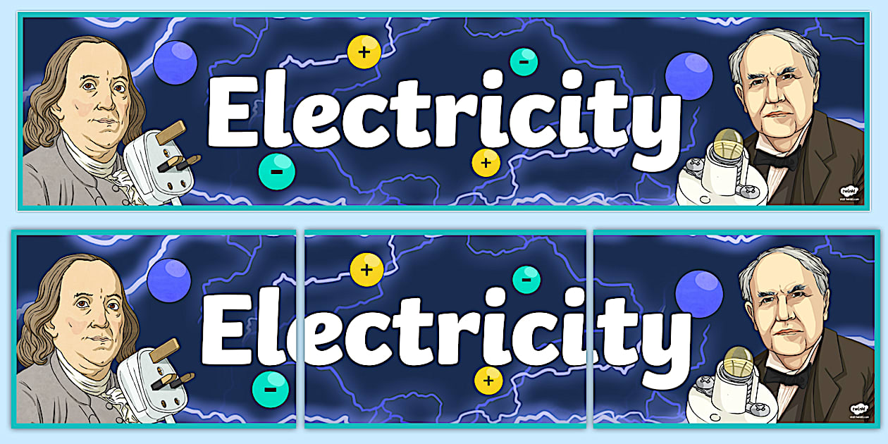 Electricity Display Banner - Primary Resources - Twinkl