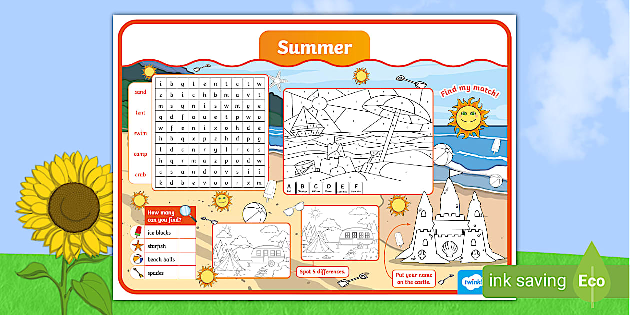 Summer Activity Mat