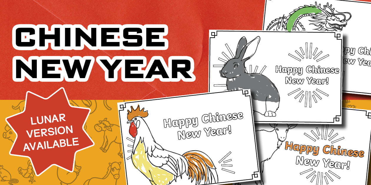Chinese New Year Greetings Cards | New Zealand Primary