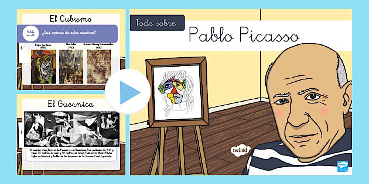 Presentación: Todo sobre Pablo Picasso (teacher made)