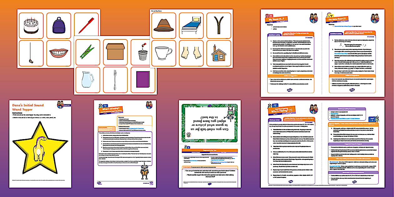 Twinkl Phonics Level 1-2 - Week 1 Day 4 Pack (teacher made)