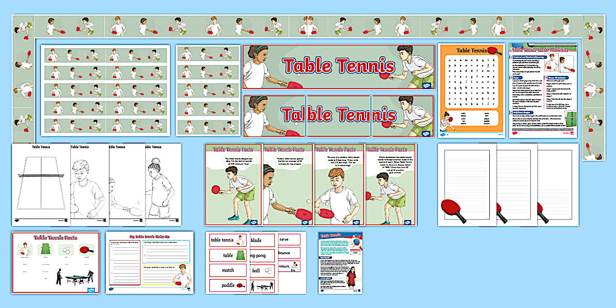 Table Tennis Resource Pack | How to Learn Table Tennis