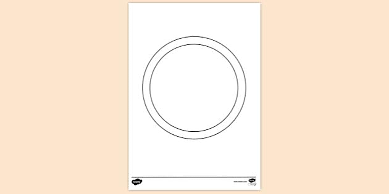 Empty Plate Colouring Sheet | Colouring Sheets - Twinkl