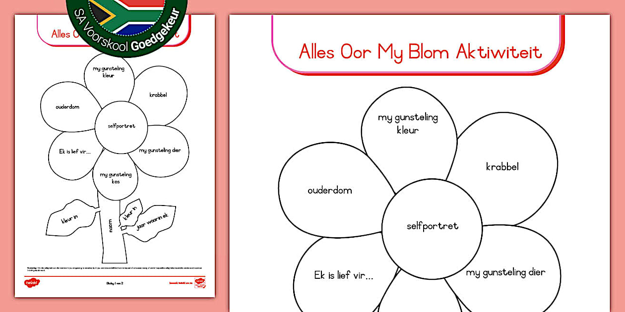 Alles Oor My Blom Aktiwiteit (Hecho por educadores) - Twinkl