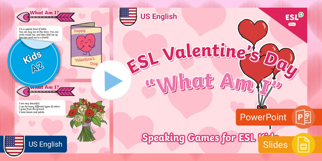 ESL Valentine's Day Guessing Game (Lehrer gemacht) - Twinkl