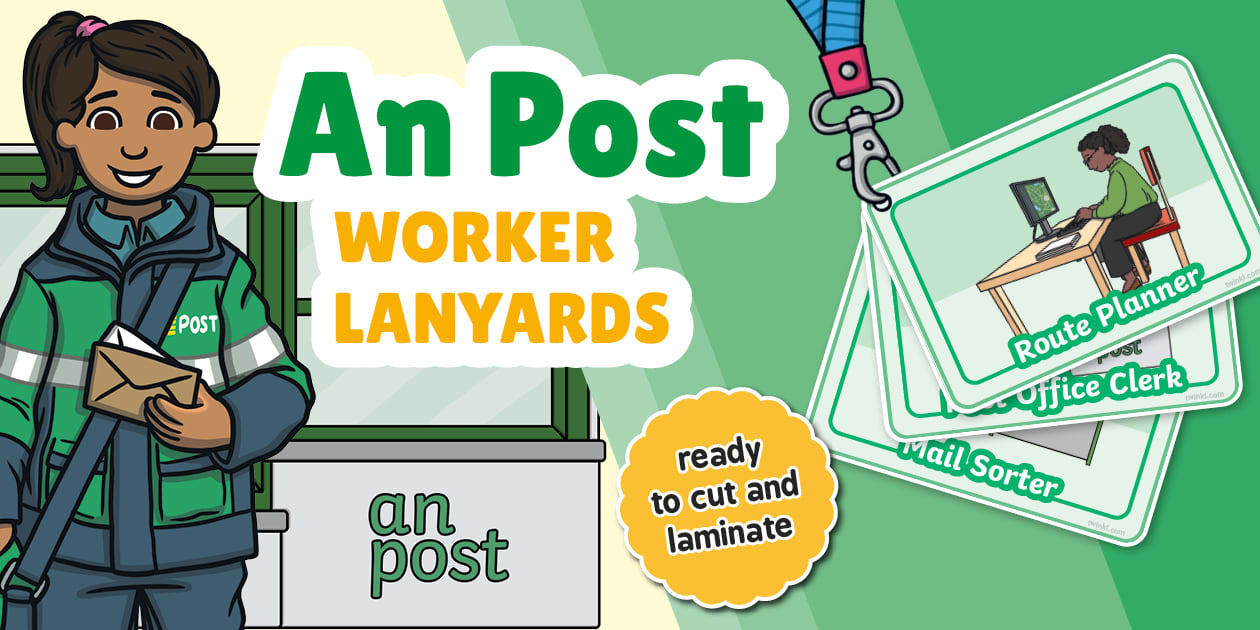 An Post Worker Lanyards