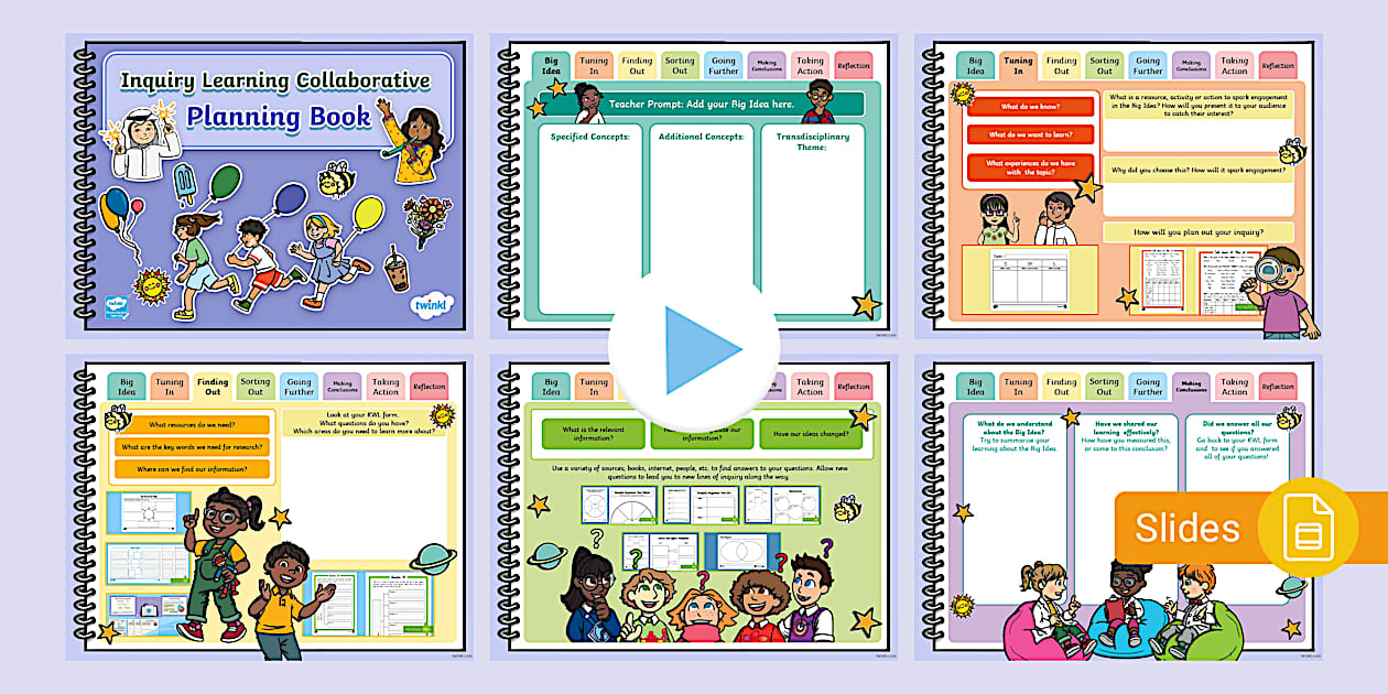 Inquiry Learning Collaborative Planning Book