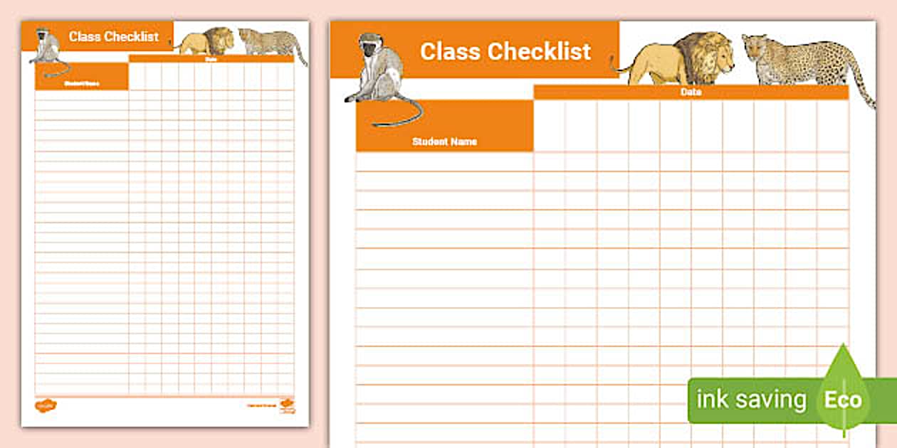 Editable Classroom Checklist For Teachers | Twinkl ZA