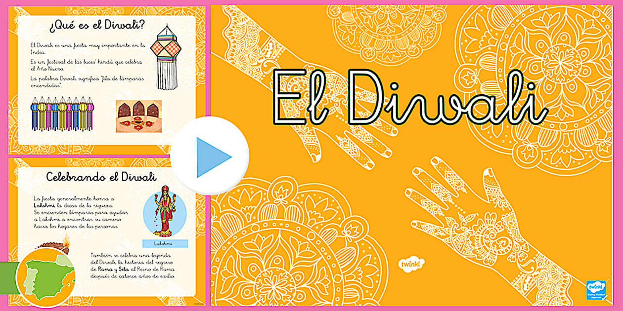 Presentación: El Diwali (profesor hizo) - Twinkl