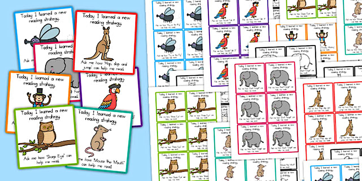 Guided Reading Strategy Cards to Send Home - Twinkl