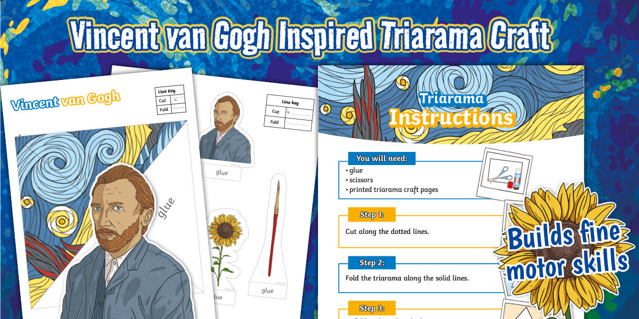 Vincent van Gogh Inspired Triarama Craft