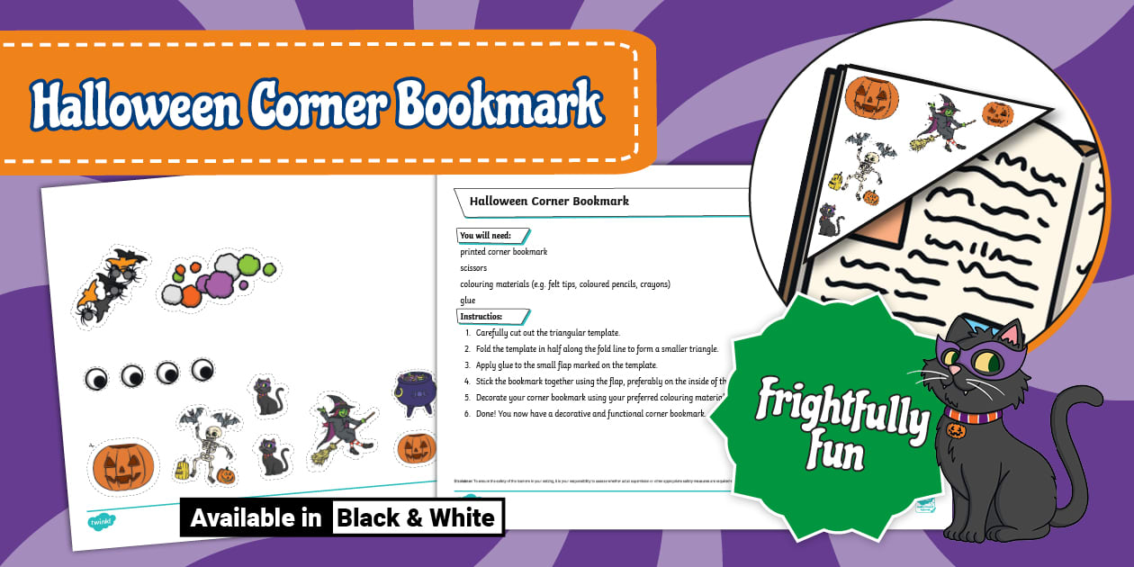 Halloween Corner Bookmark