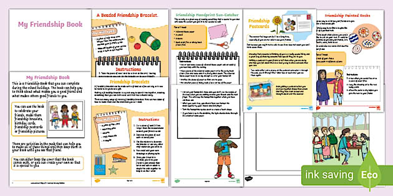 KS1 International Day of Friendship Activity Booklet