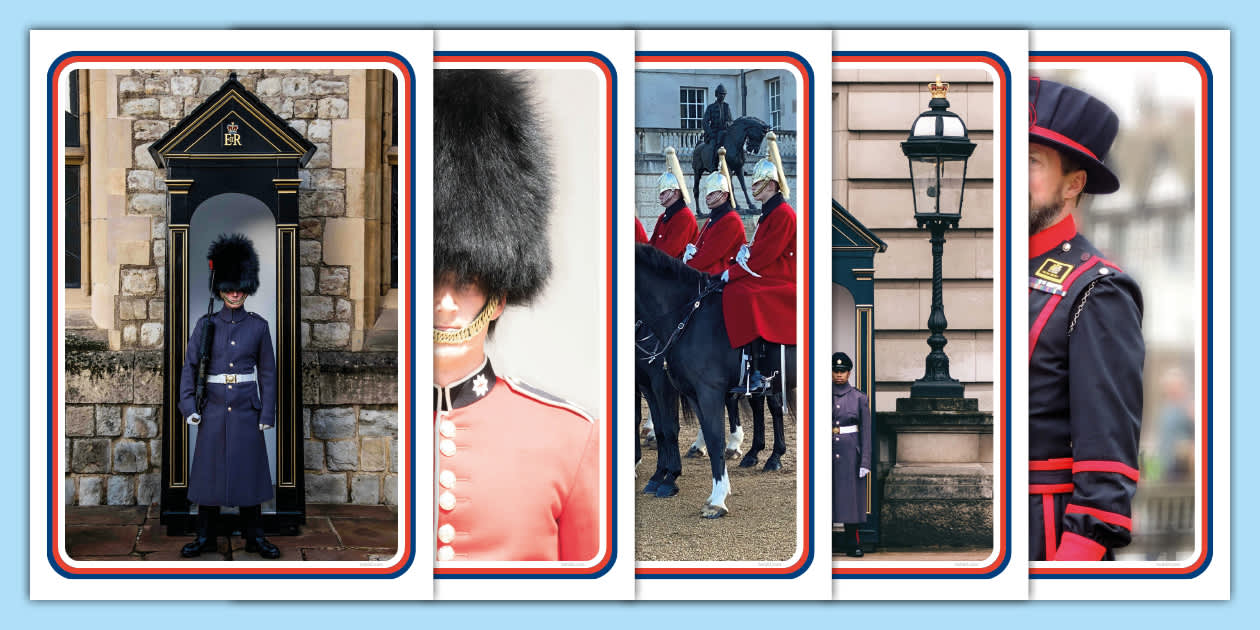 London Guards Photo Display Pack (teacher made) - Twinkl