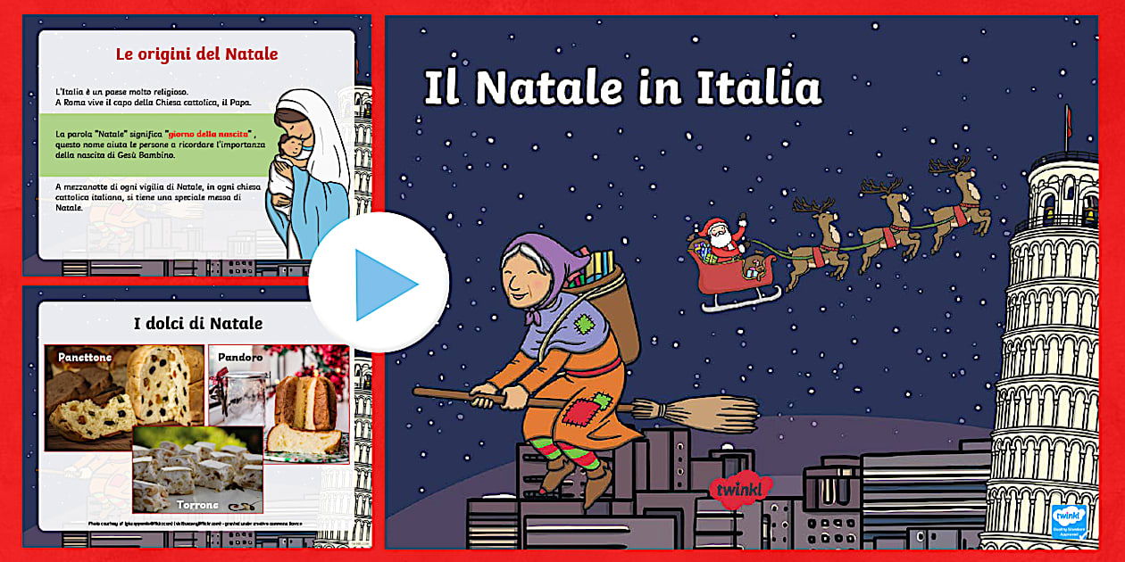 Christmas in Italy PowerPoint - Italian (teacher made)