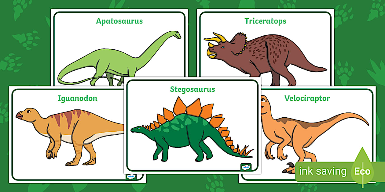 EYFS Dinosaur Display Posters | Twinkl (teacher made)