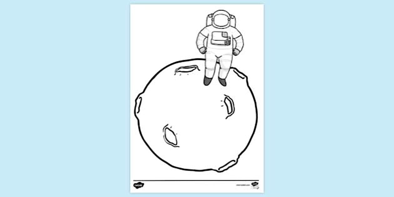 Space Colouring Page for Children | Colouring Sheets