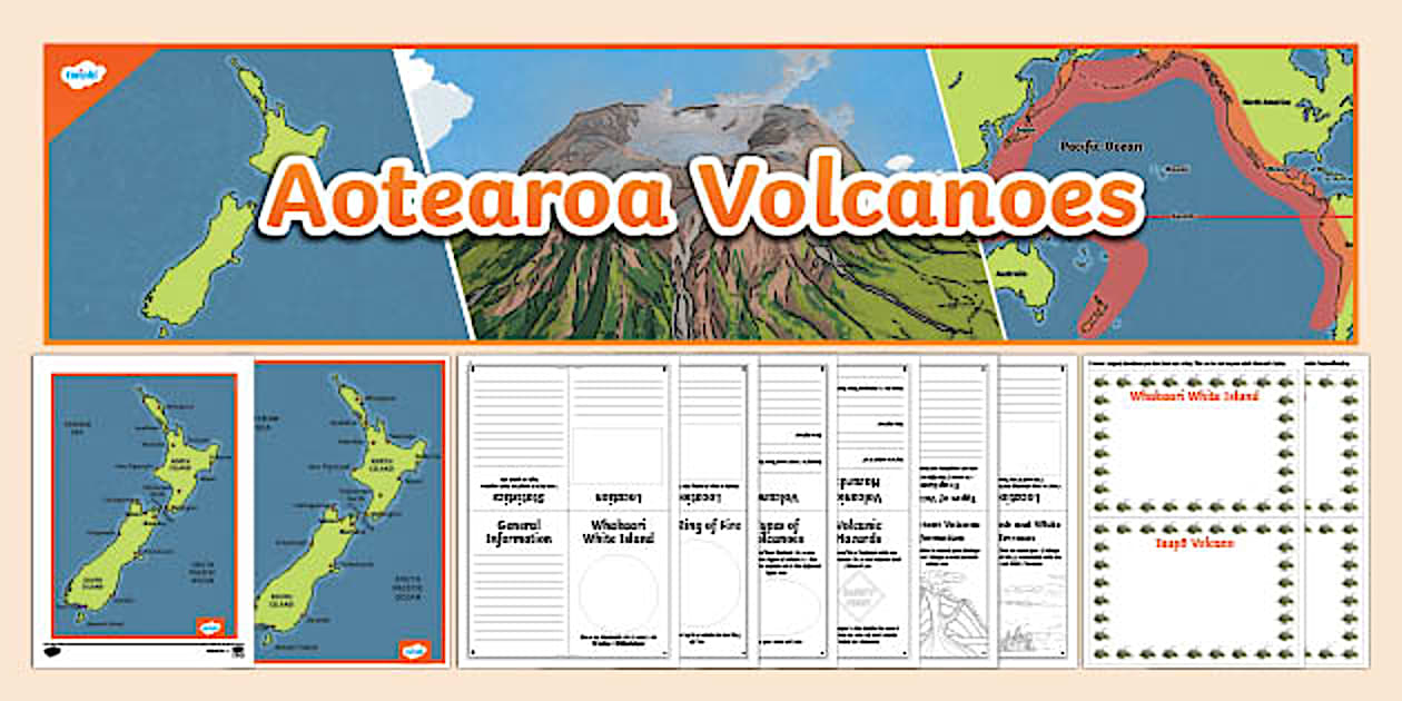 Aotearoa Volcanoes Class Research Pack (Teacher-Made)