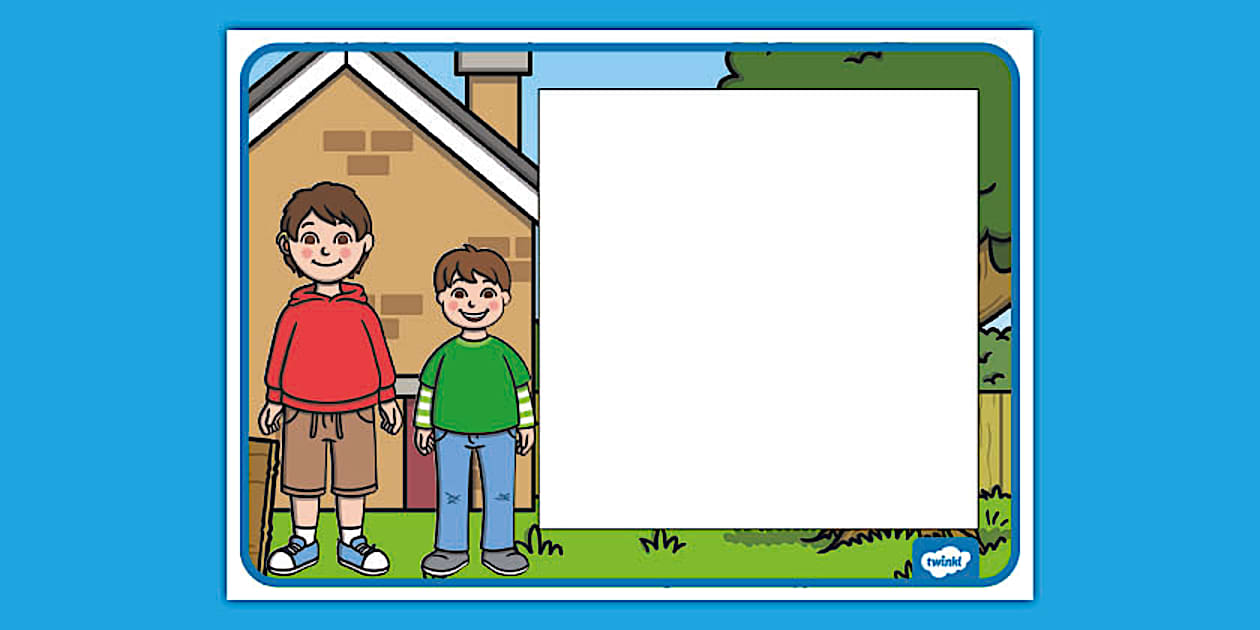 Brother Photo Frame (teacher made) - Twinkl