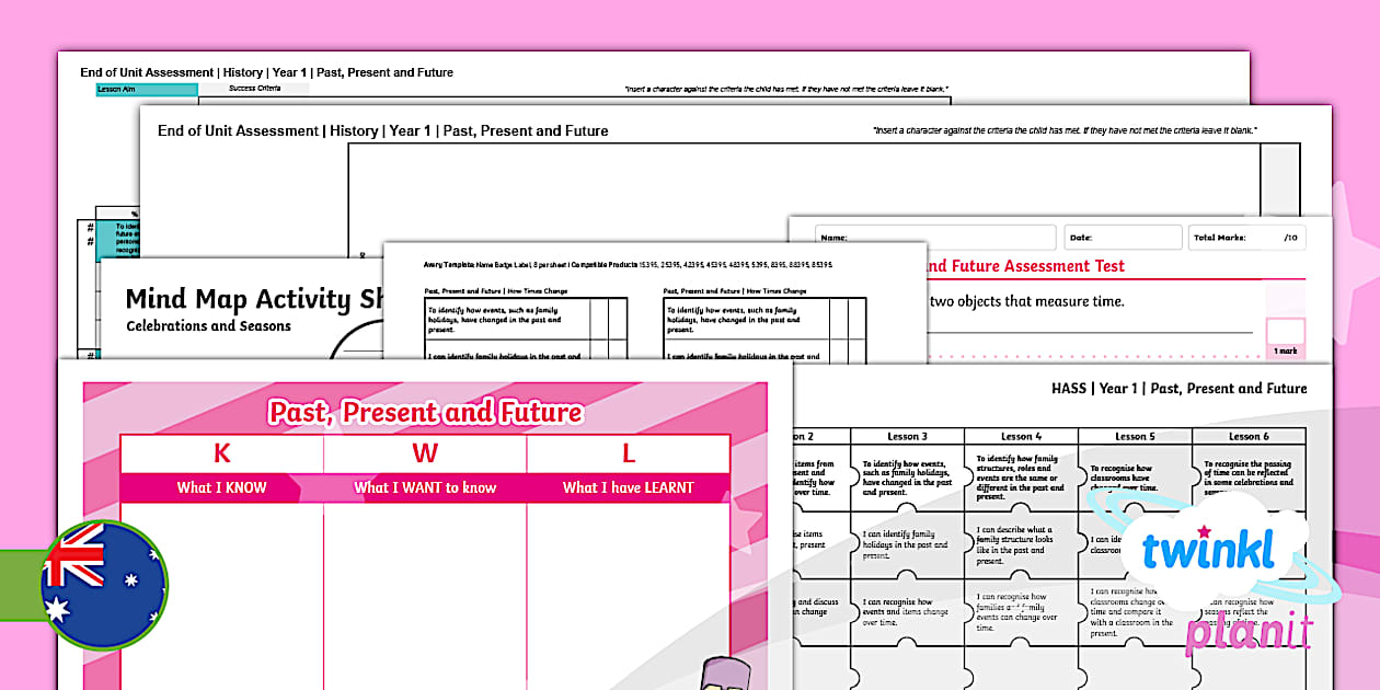 Year 1 HASS History Past, Present and Future Assessment