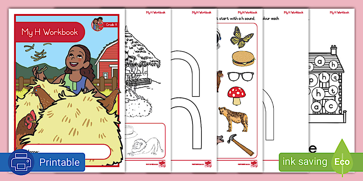 Grade R English - Phonics - Workbook: Letter H