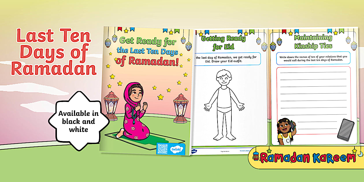 Activity Booklet for the Last Ten Days of Ramadan