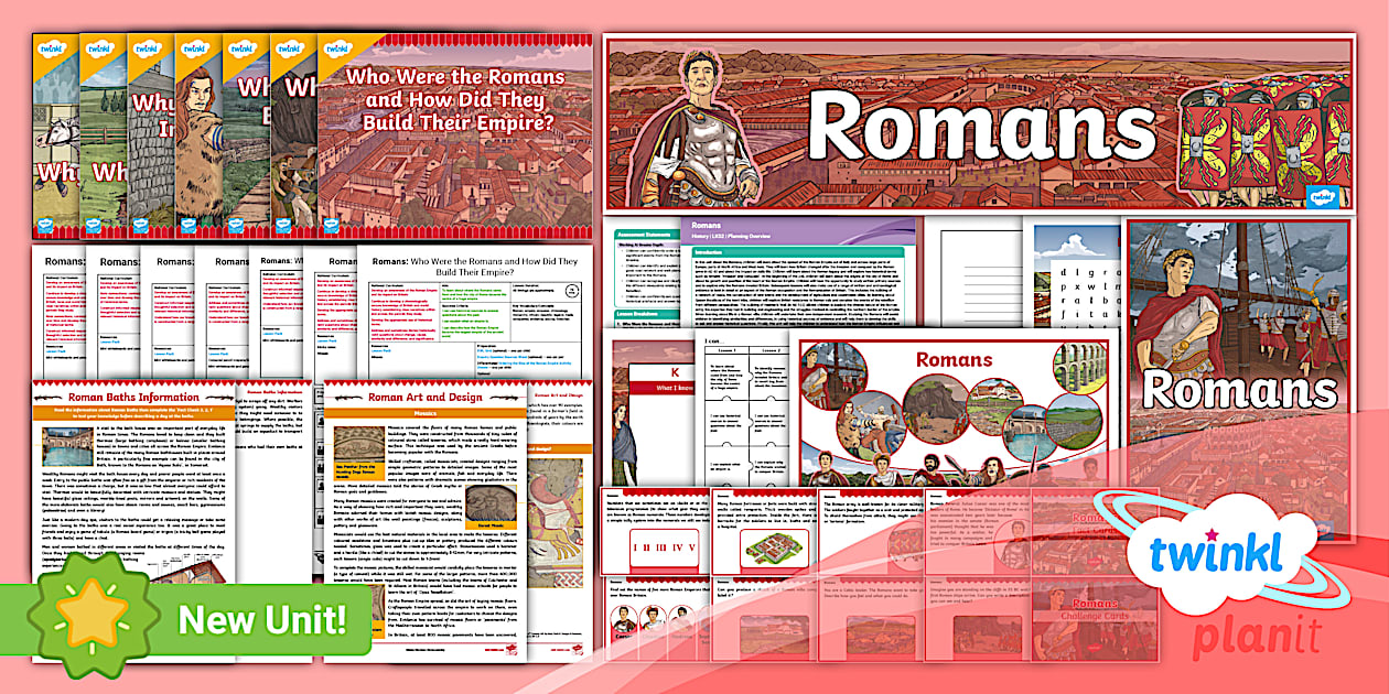 History: Romans LKS2 Unit Pack (teacher made) - Twinkl