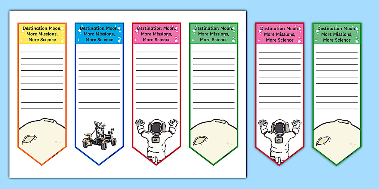 TAS Destination Moon: More Missions, More Science Bookmarks