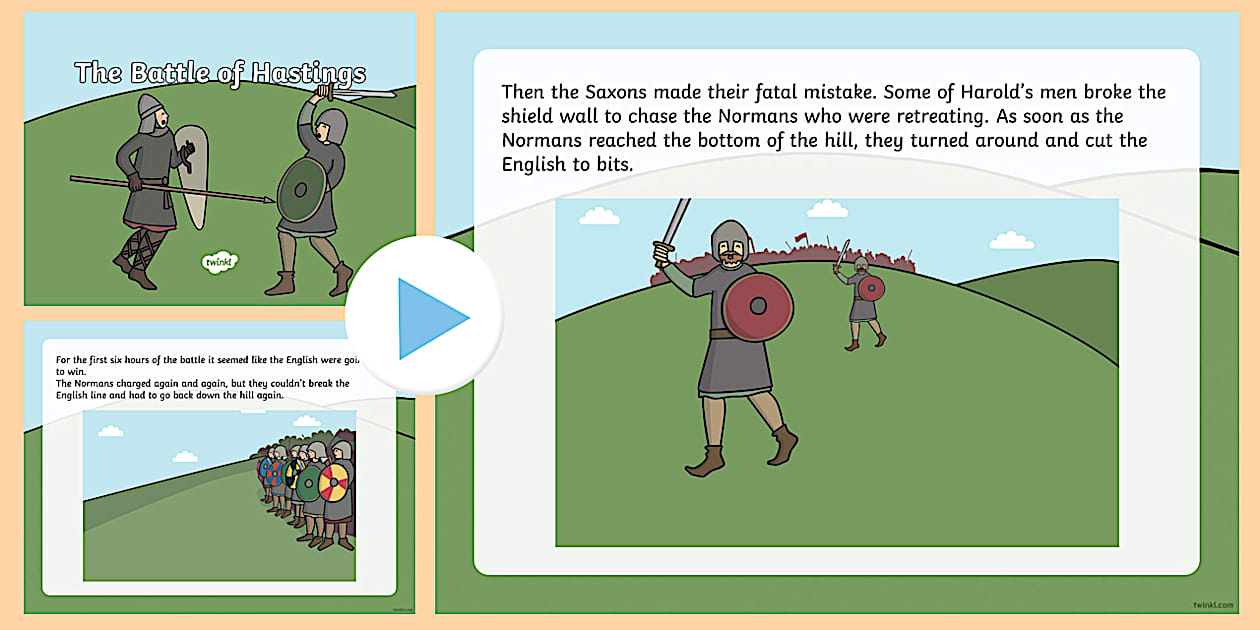 What Happened in The Battle of Hastings PowerPoint - Twinkl