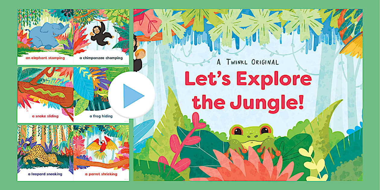 Let's Explore the Jungle! PowerPoint (teacher made) - Twinkl