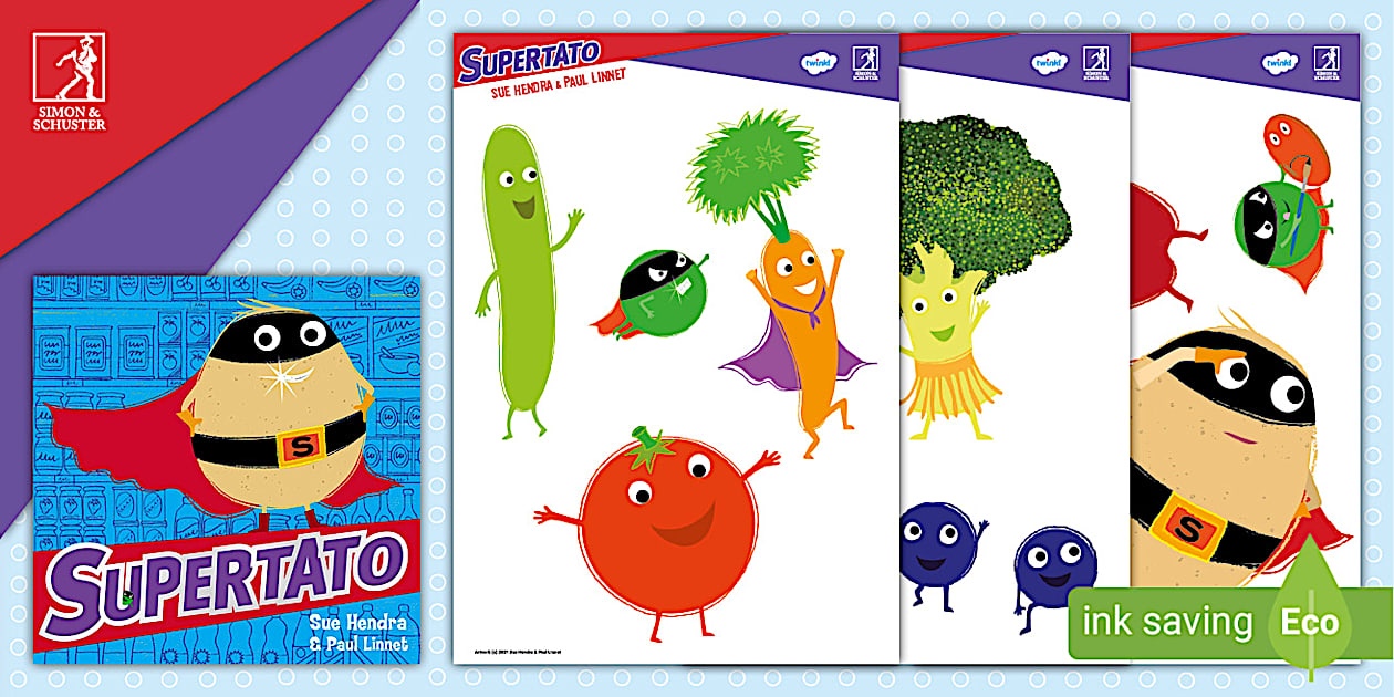 FREE! - Supertato Characters Printables | Primary Resources | Twinkl